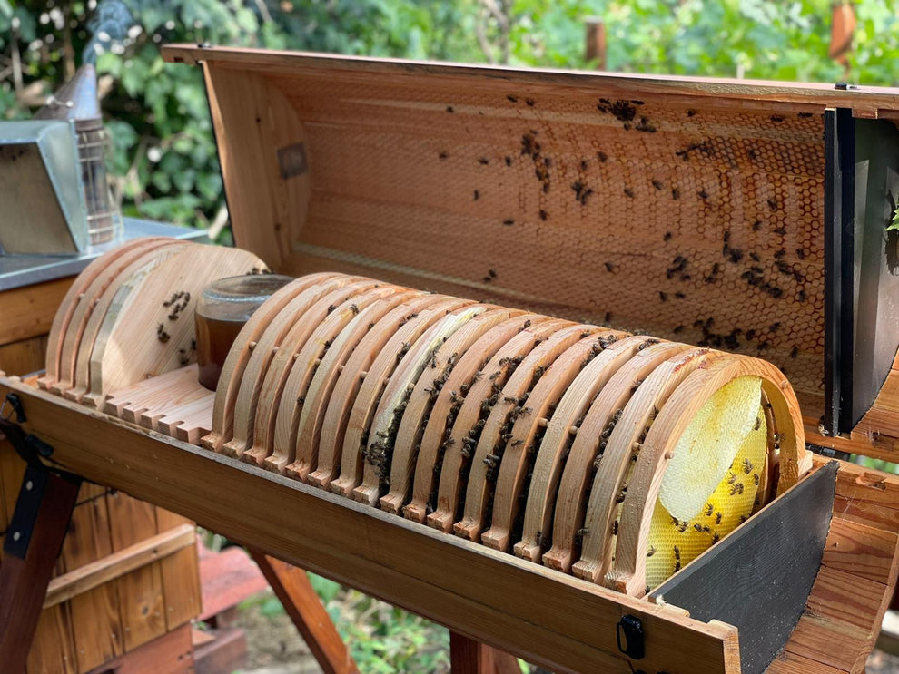 Kozahive Premium Round Beehive - Natural Horizontal Hive – kozahive.com